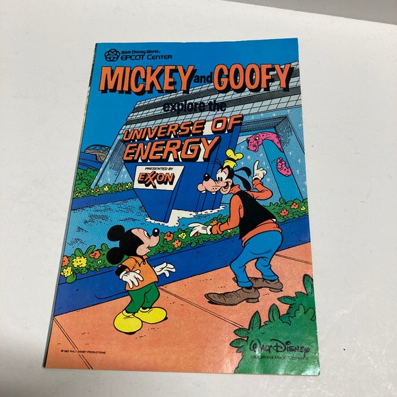 Disney | Other | Vintage 985 Epcot Disney Comic Book Mickey Goofy ...